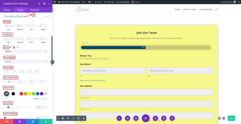 Style Gravity Forms Input Fields, Input Wrapper & Input Placeholder In ...