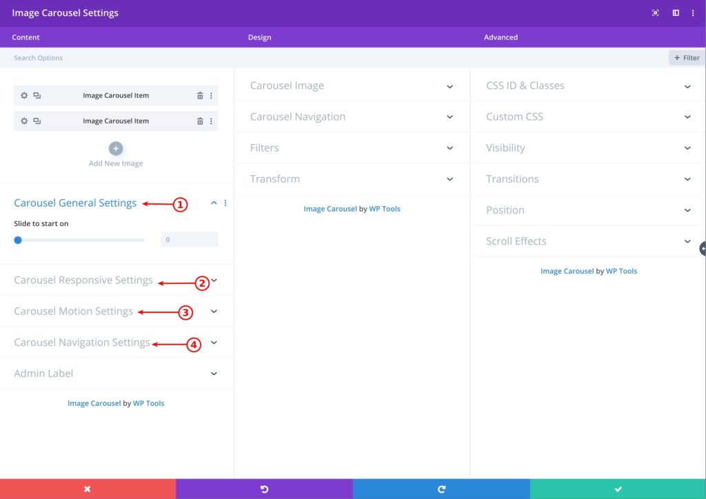Setup And Style Divi Image Carousel - WP Tools