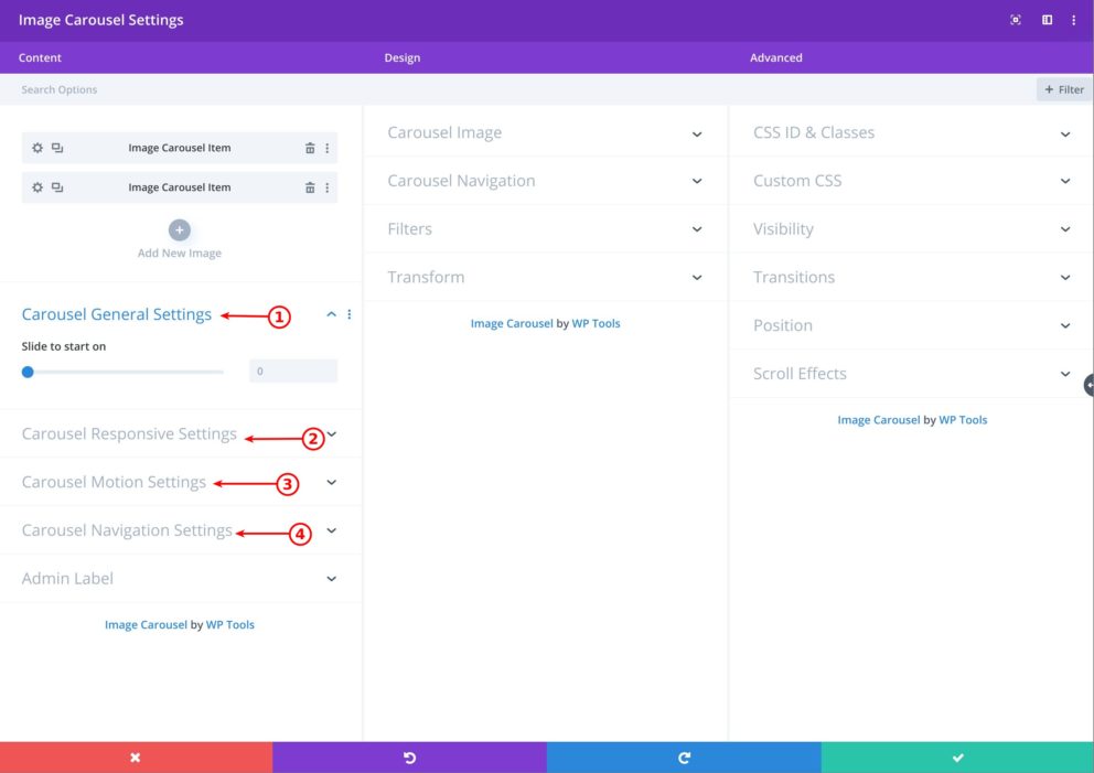 Setup And Style Divi Image Carousel - WP Tools
