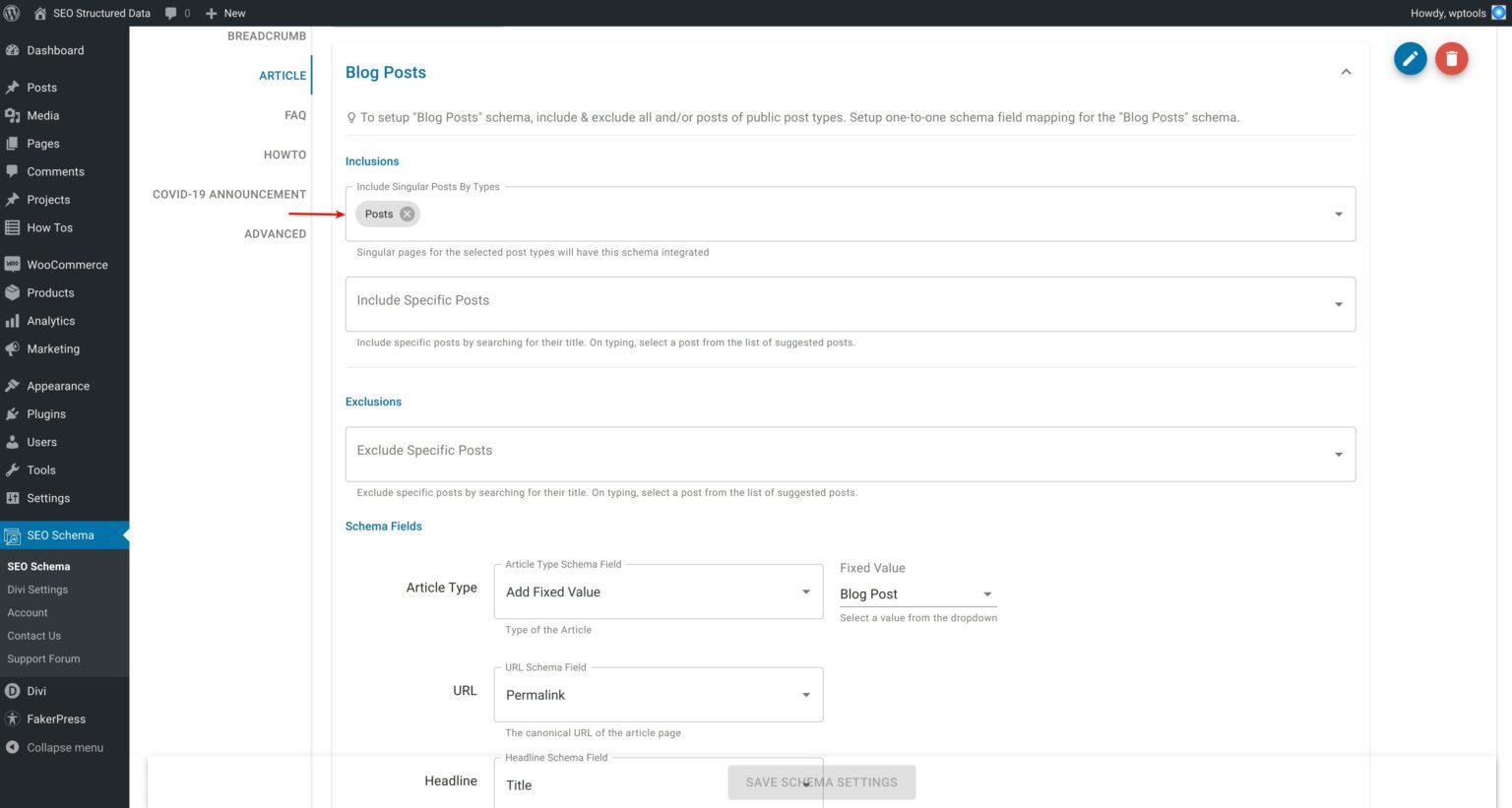 Add "Article Schema" To WordPress